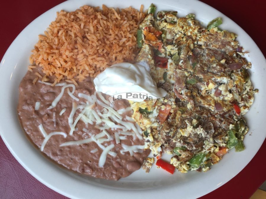 Eggs with Beef Machaca - La Patria